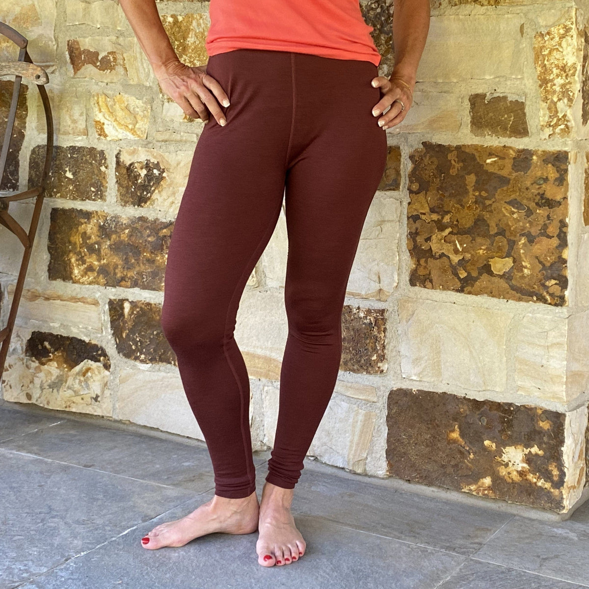 Merino Wool Legging for Women | Base Layer & Loungewear | Chill Angel